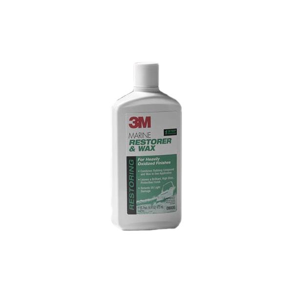 3M Marine Pontoon Boat Restorer Wax 16.9 Fl. Oz